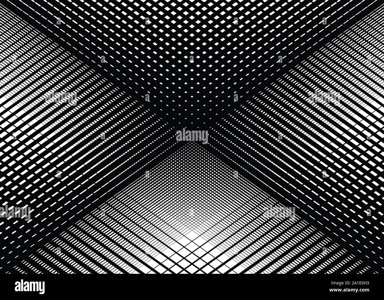 Matrix, grid, mesh pattern of intersecting irregular, dynamic lines ...