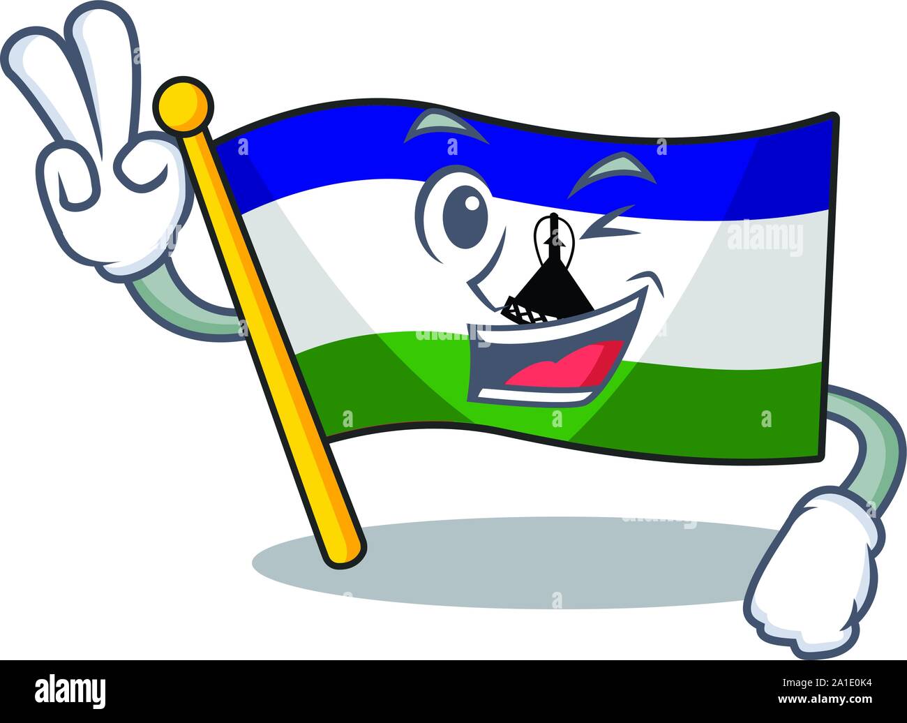 Mosotho flag Stock Vector Images - Alamy