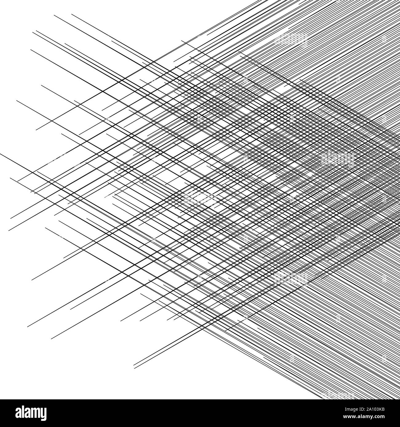Matrix, grid, mesh pattern of intersecting irregular, dynamic lines ...