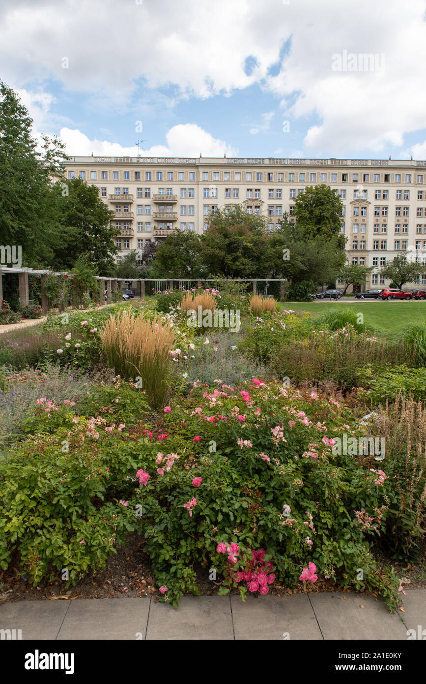 Rose garden on karl marx allee hi-res stock photography and images - Alamy