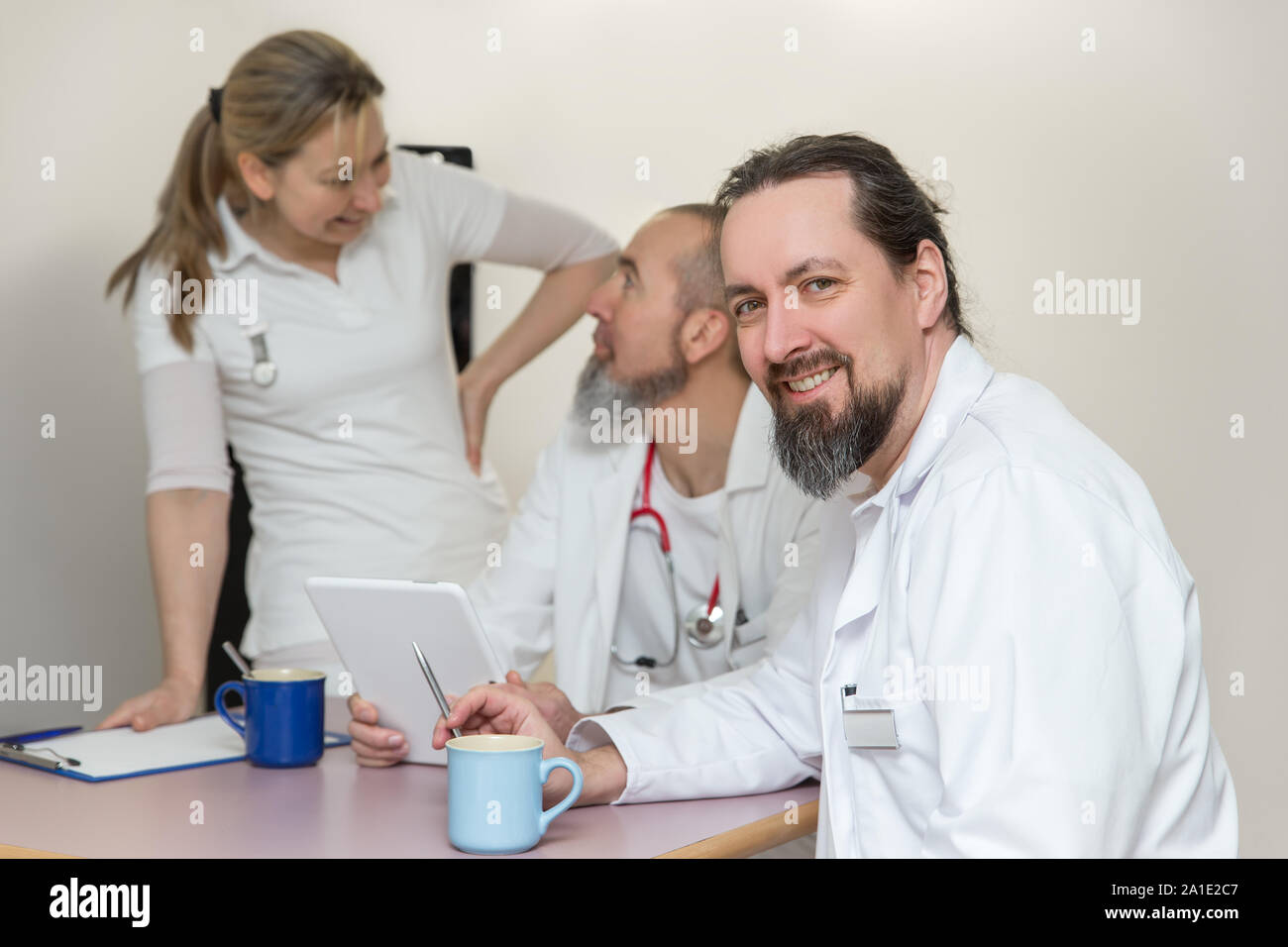 Doctor break hospital hi-res stock photography and images - Alamy