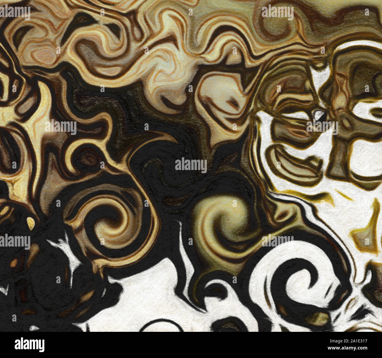 Abstract artwork aesthetic design with messy oil paint strokes, art ...