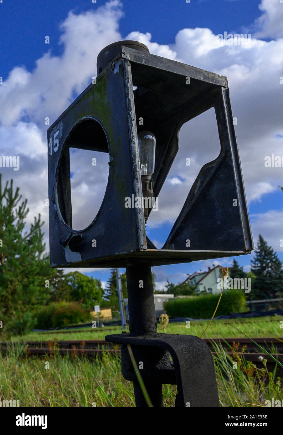 Turnout in railway tracks hi-res stock photography and images - Alamy