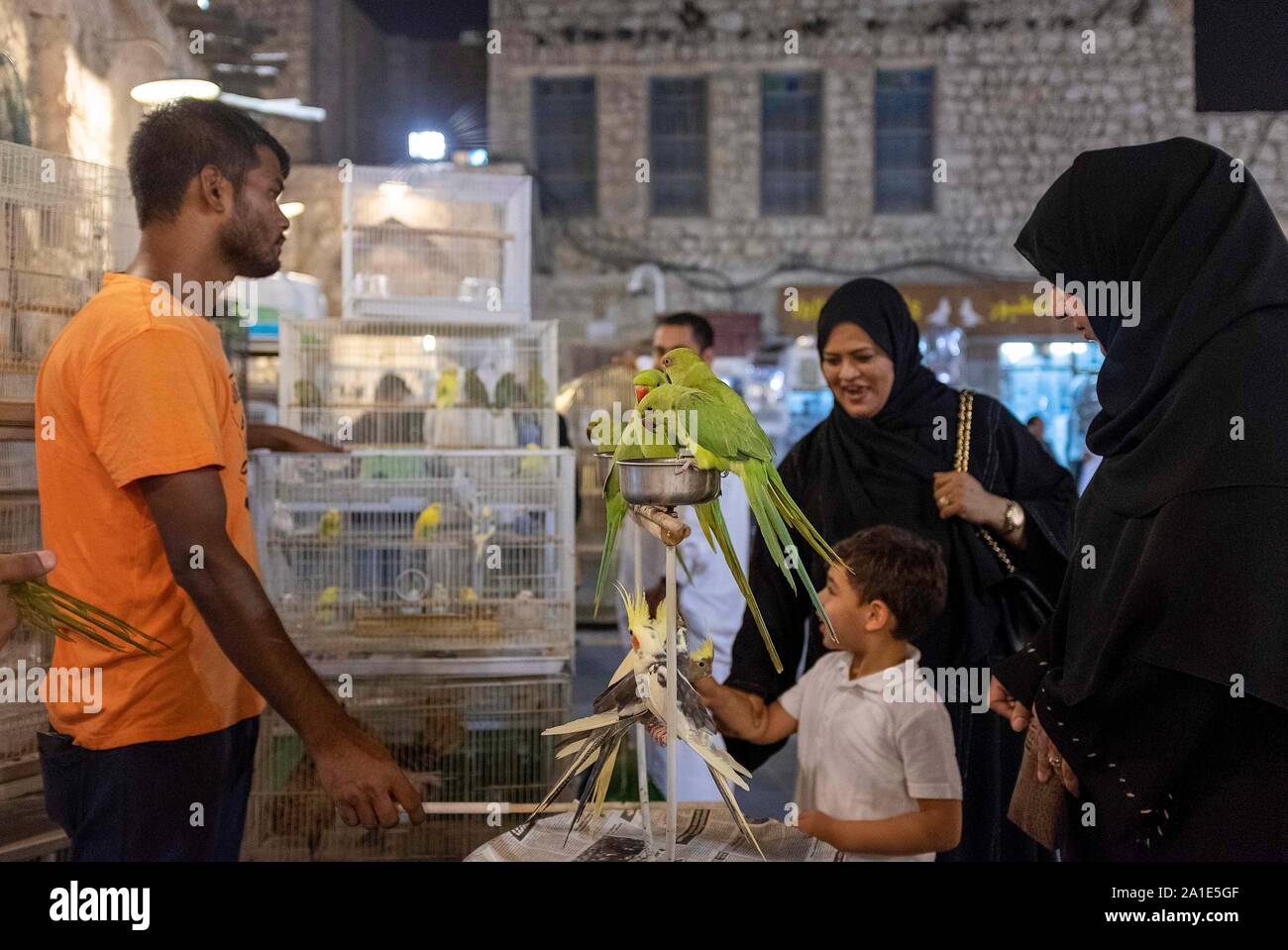 Child with a bird hi-res stock photography and images - Alamy