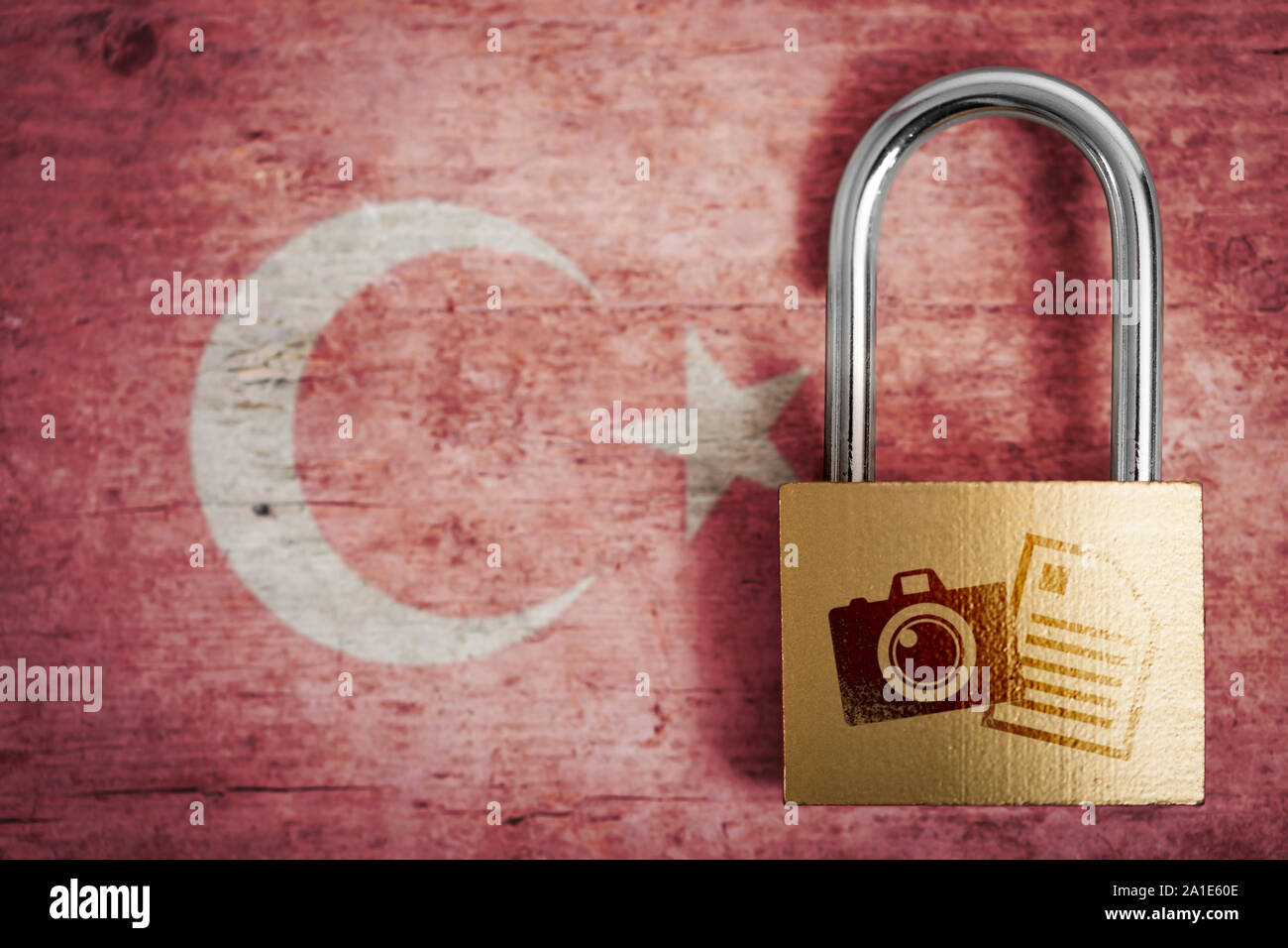 Turkey press freedom protest hi-res stock photography and images - Alamy