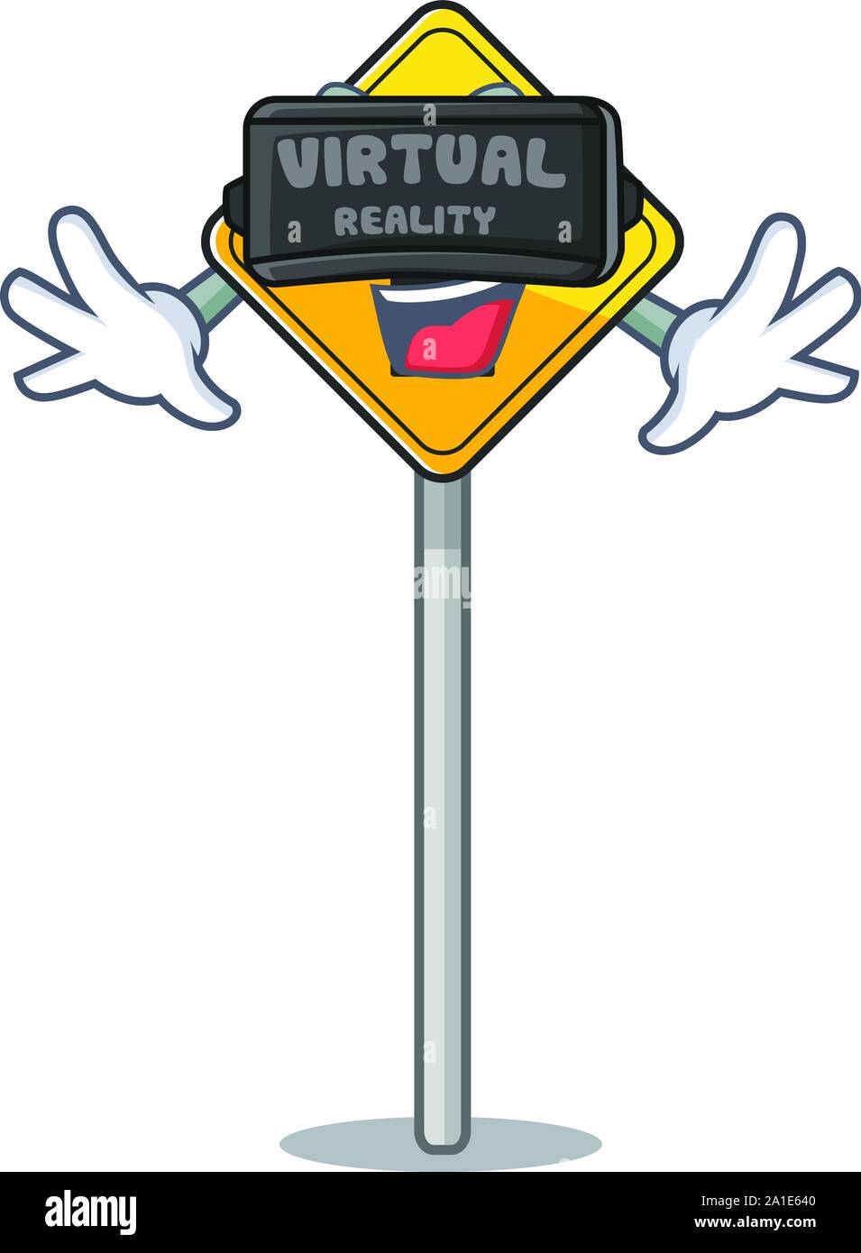 City in virtual reality Cut Out Stock Images & Pictures - Alamy