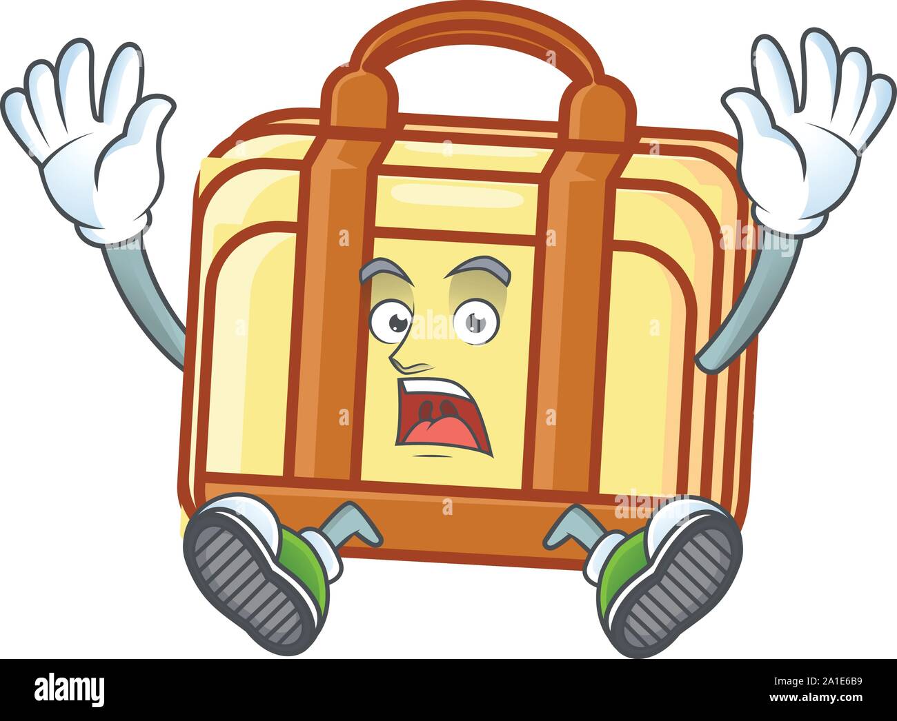 Successful work suitcase cartoon for equipment office Stock Vector ...
