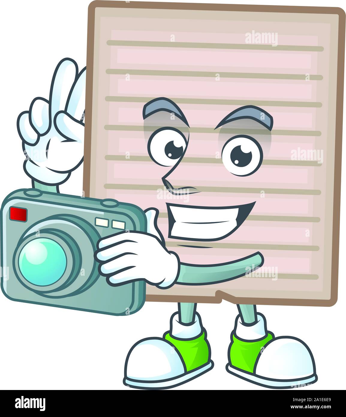 Photographer vintage scrapbook paper cartoon for note Stock Vector ...