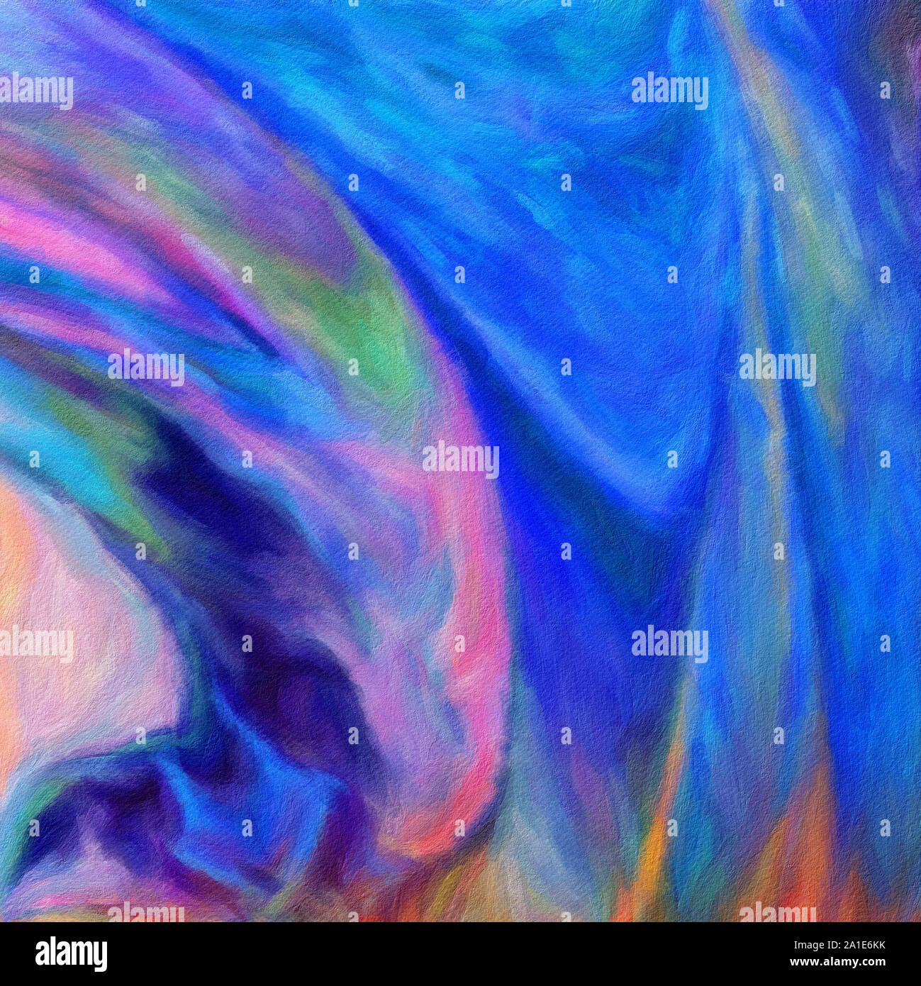 Abstract painting in oil background, splashes of paint on canvas ...