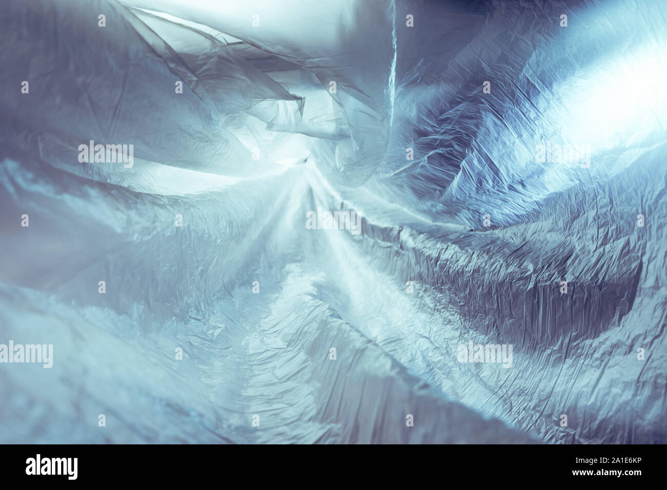 Beautiful plastic bag abstract background. No Plastic Bag Concept, save ...