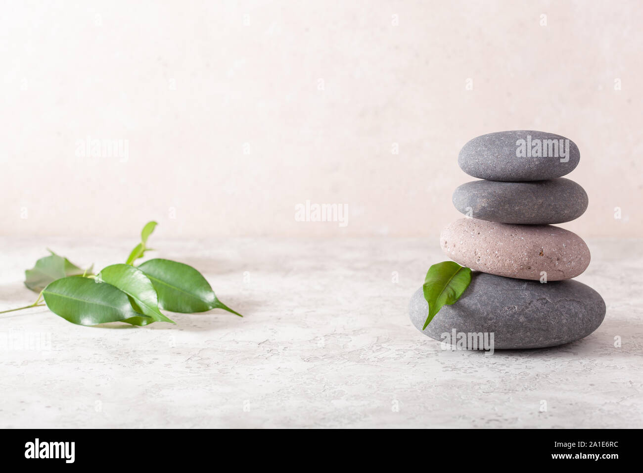 spa stones massage relax treatment Stock Photo - Alamy