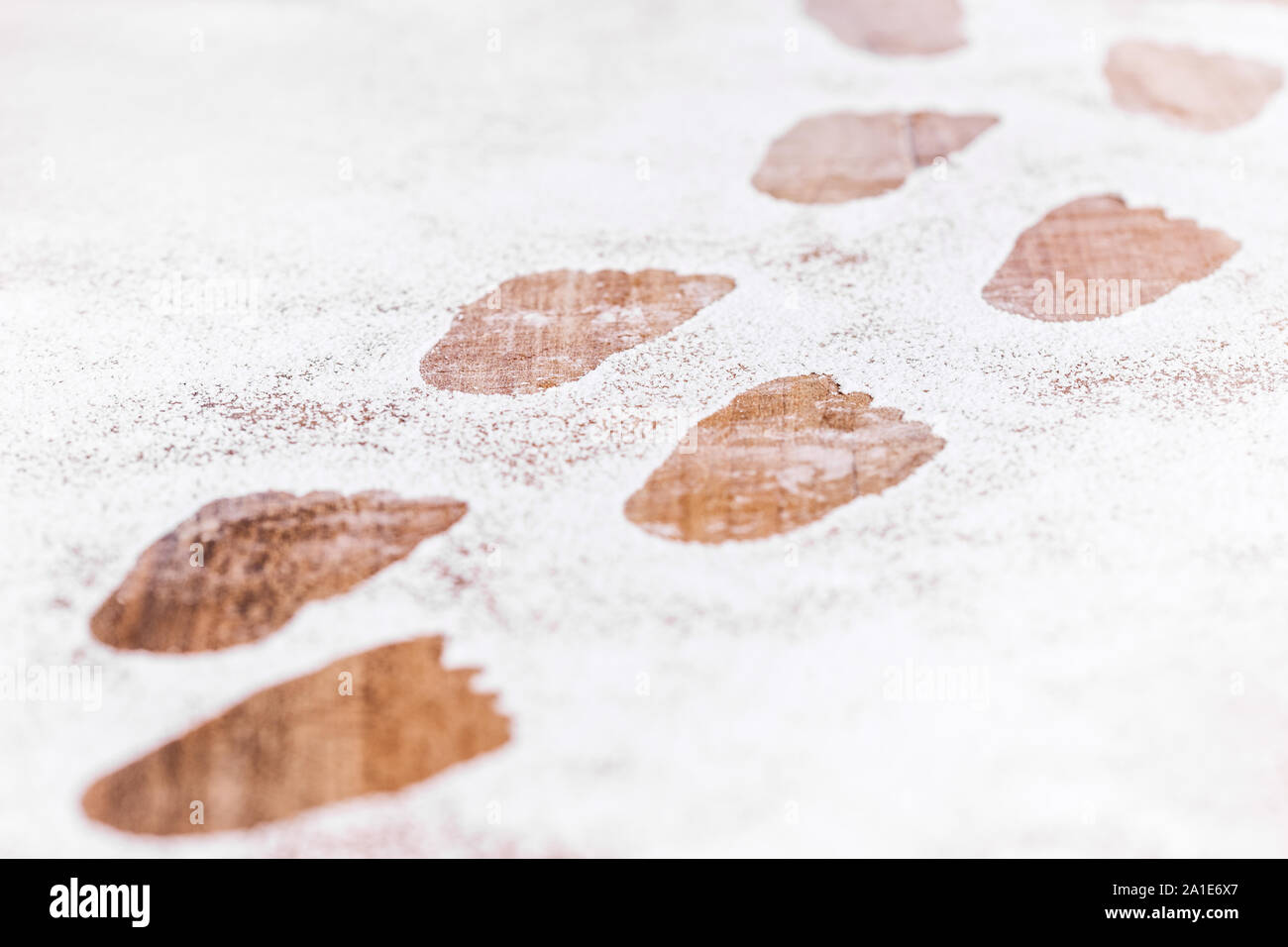 Child footprints hi-res stock photography and images - Alamy