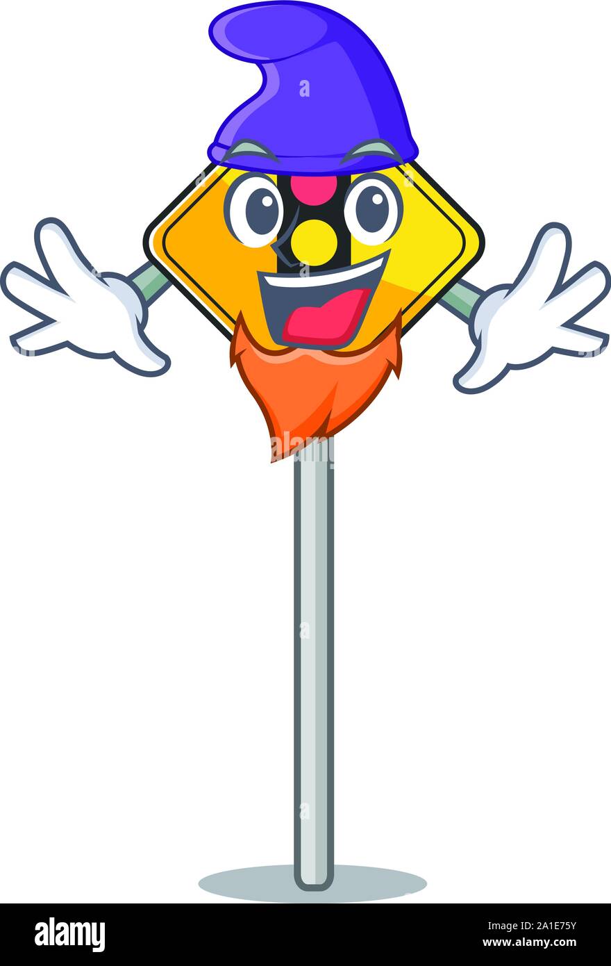 Elf traffic light ahead on the cartoon Stock Vector Image & Art - Alamy