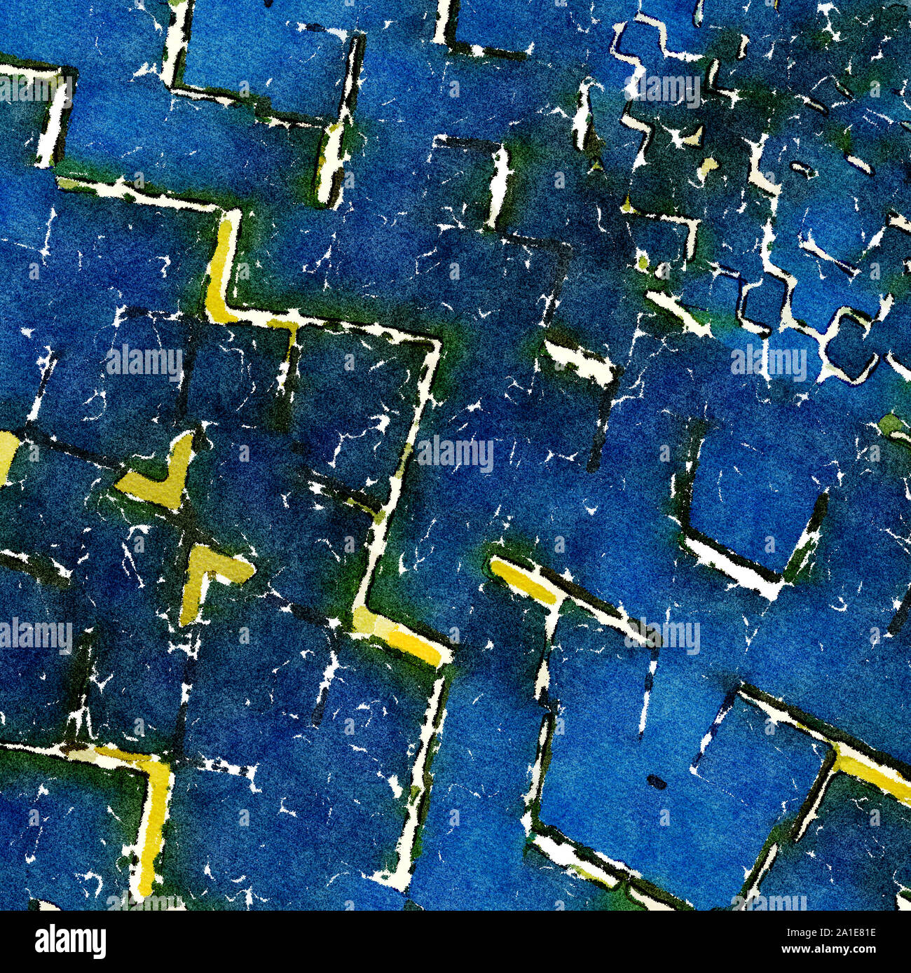 Abstract design pattern for decor textile and fabric, contemporary art ...