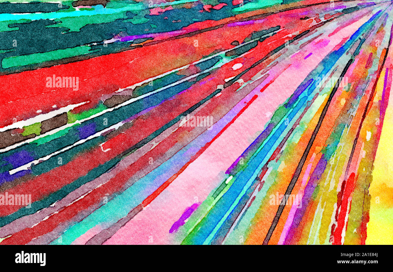 Abstract design pattern for decor textile and fabric, contemporary art ...