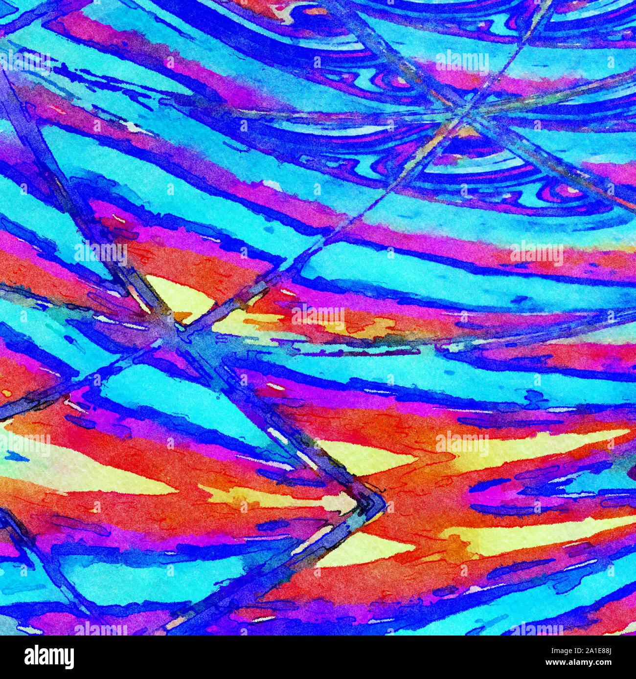 Abstract design pattern for decor textile and fabric, contemporary art ...