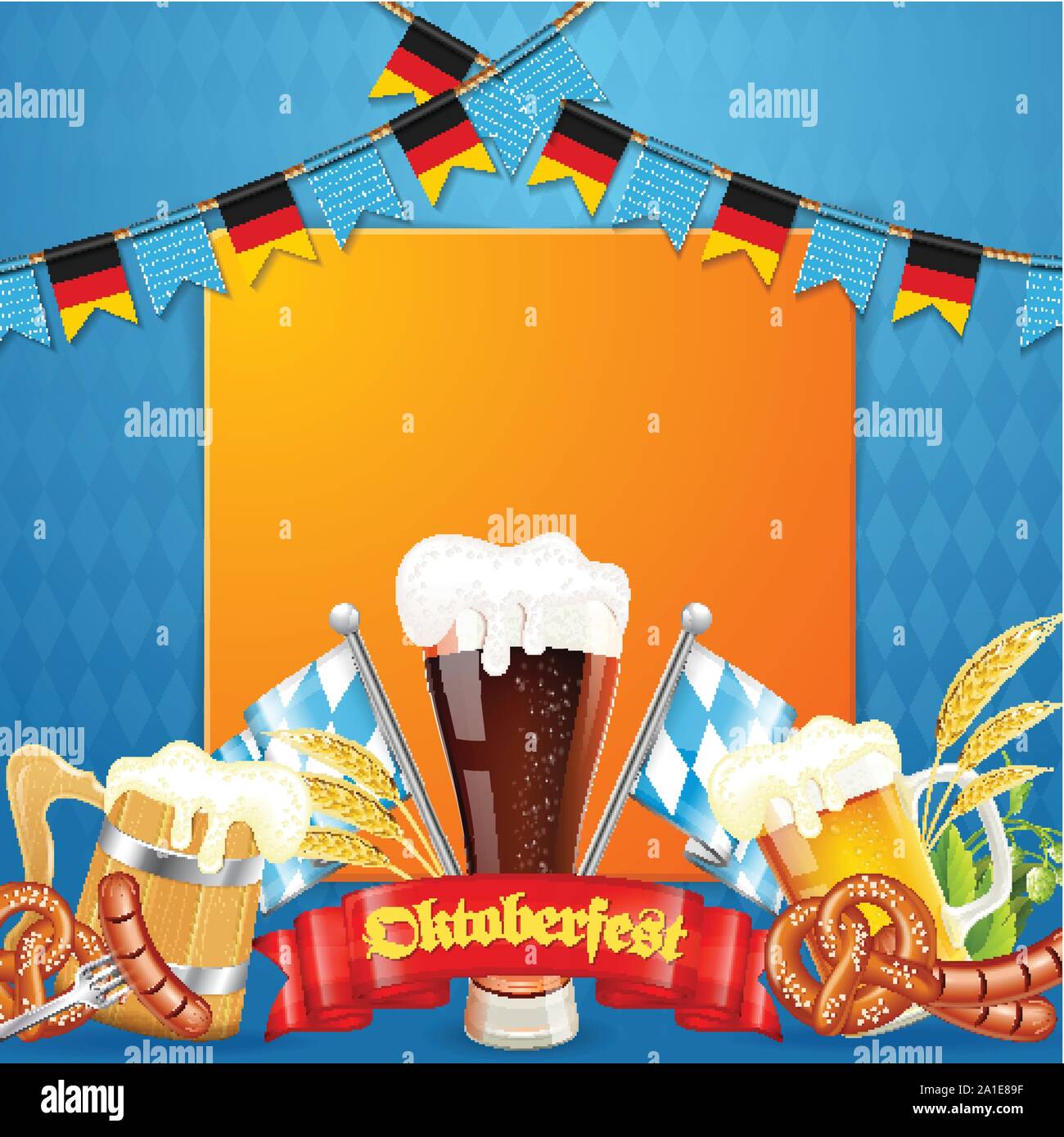 Frame food menu oktoberfest germany hi-res stock photography and images ...