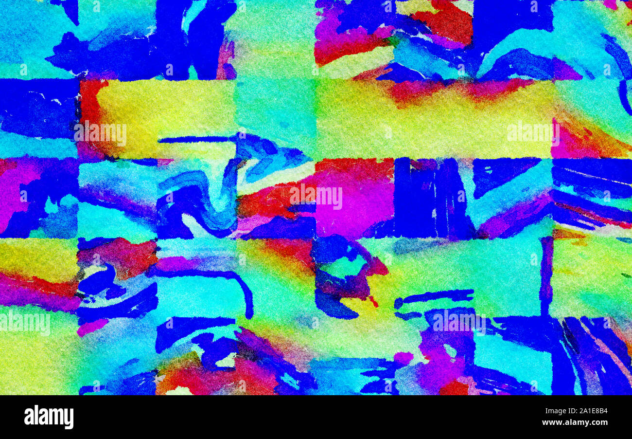 Abstract design pattern for decor textile and fabric, contemporary art ...