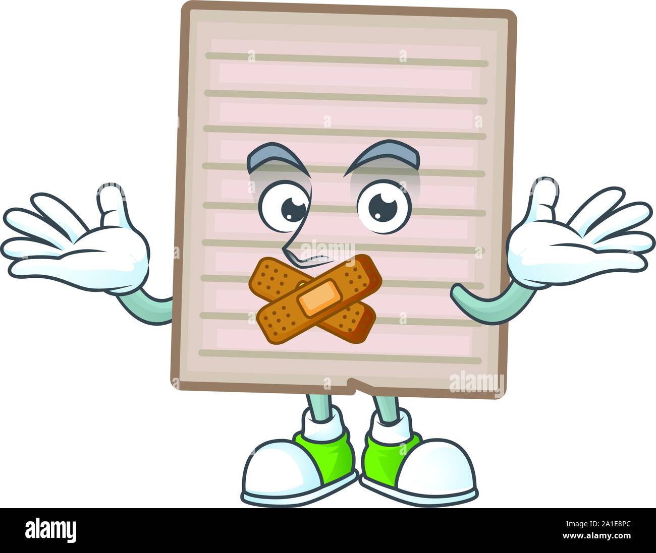 Silent vintage scrapbook paper cartoon character mascot Stock Vector ...