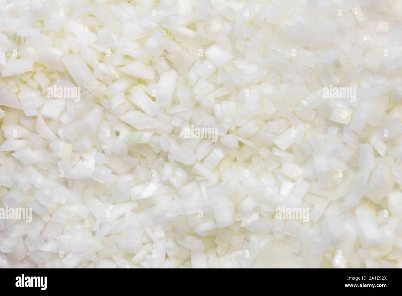 Fresh raw Onion cubes background, white vegetable texture Stock Photo ...