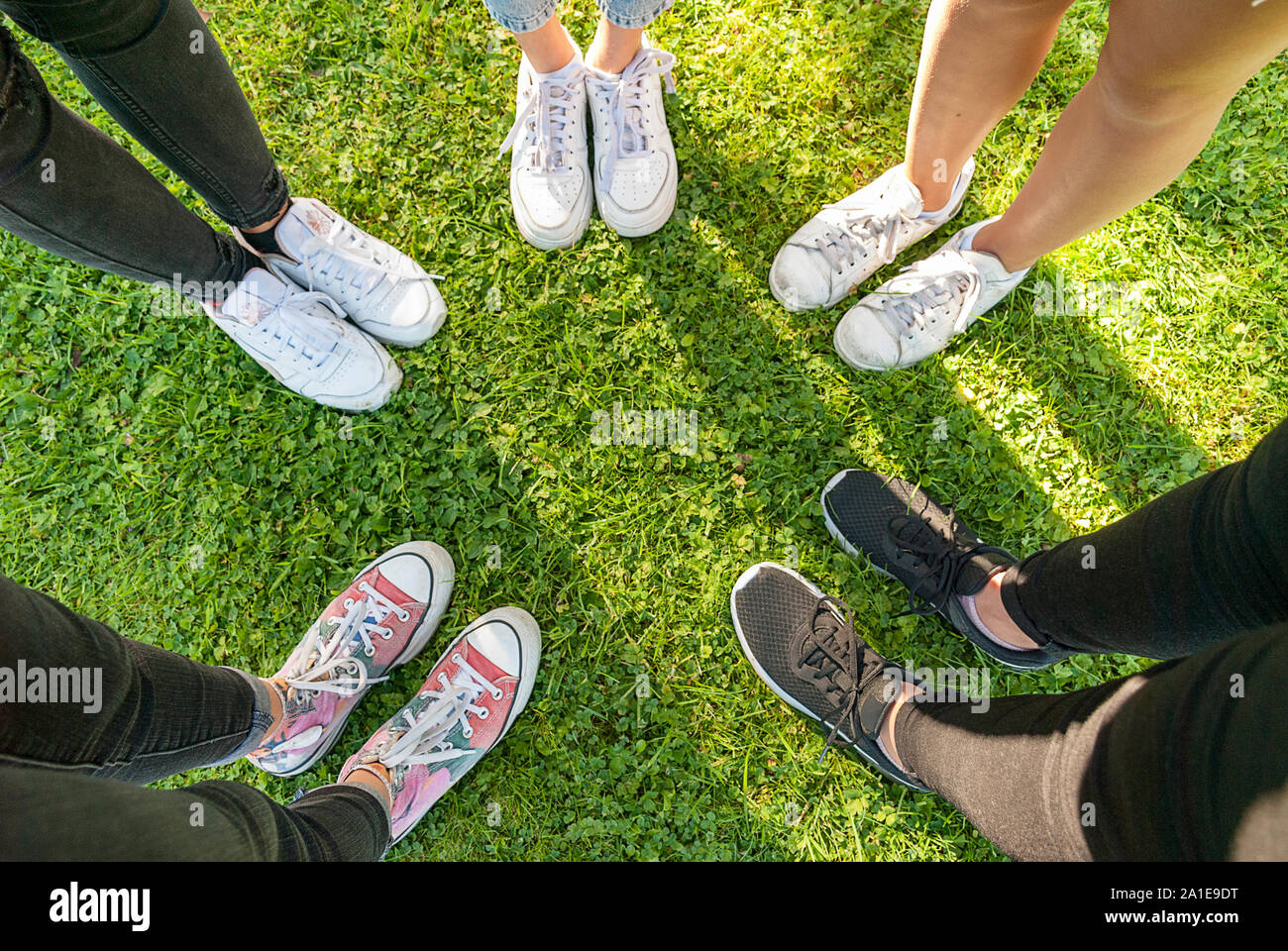 Friends Shoes In A Circle