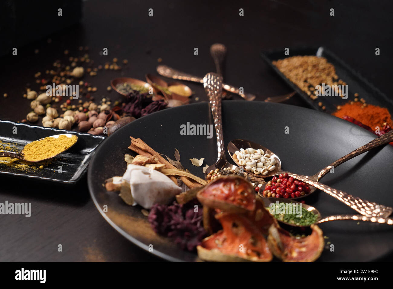spices herbs seasoning condiment. food ingredient cuisine for healthy ...
