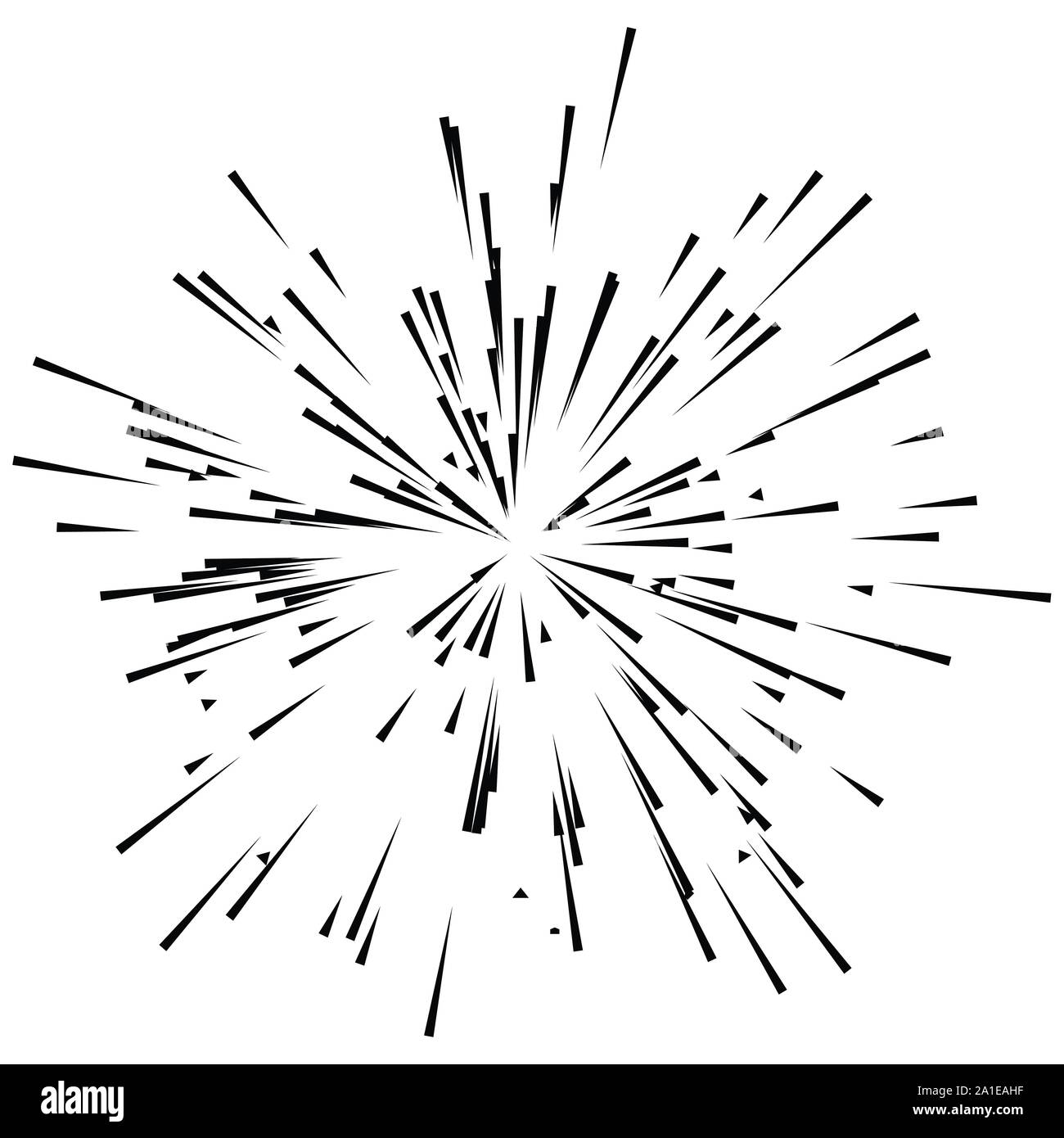 radial / radiating lines burst, explosion, blast effect Stock Vector ...