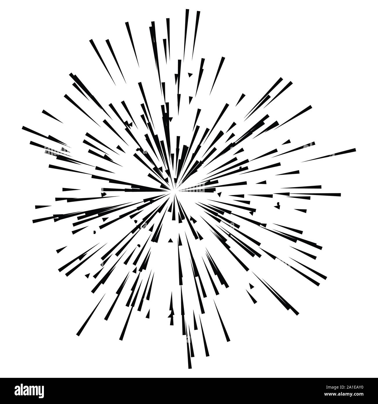 radial / radiating lines burst, explosion, blast effect Stock Vector ...