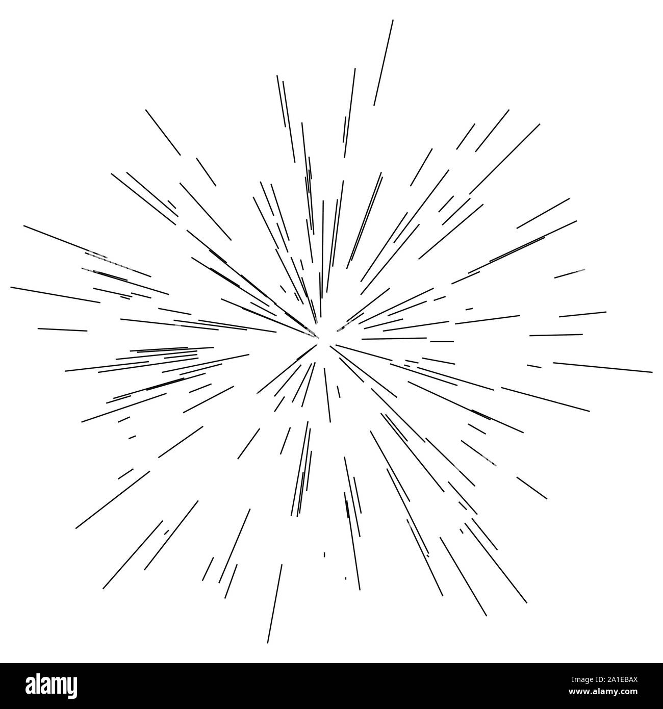 radial / radiating lines burst, explosion, blast effect Stock Vector ...