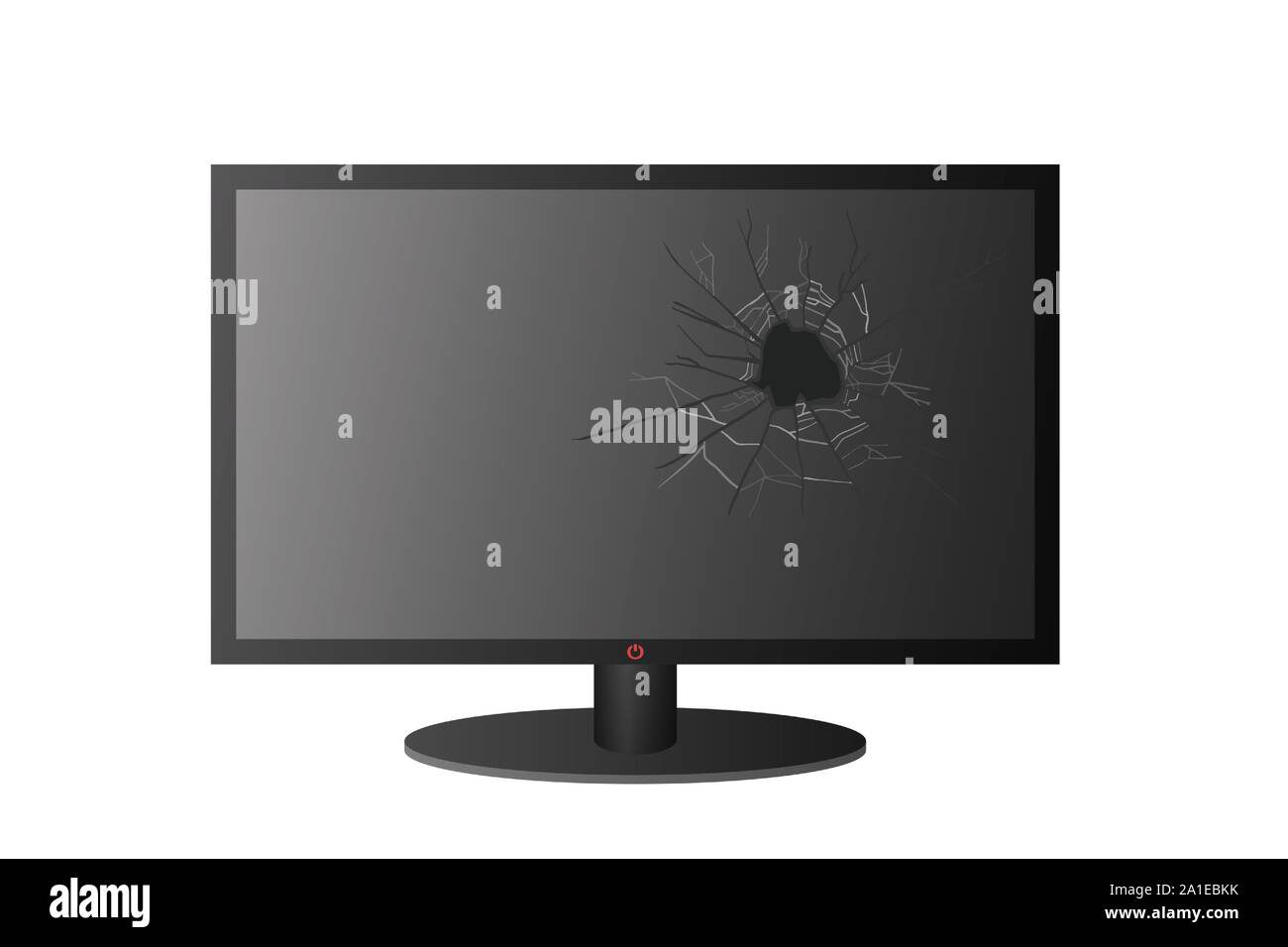 Crack display Stock Vector Images - Alamy