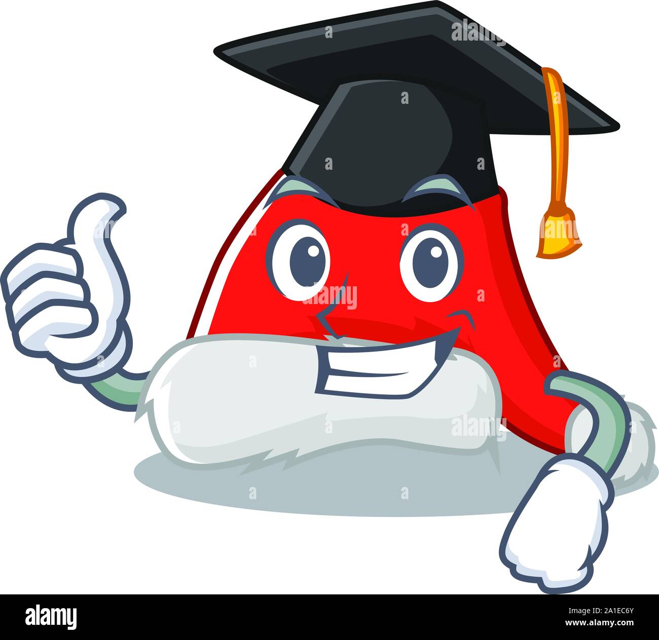 Graduation santa hat kept in cartoon cupboard Stock Vector Image & Art ...