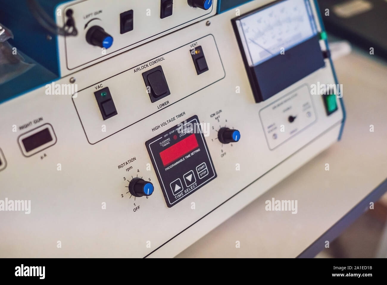 ion etching system for solid samples preparation for electron ...
