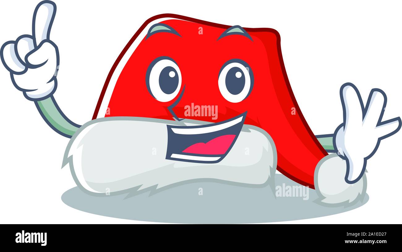 Santa claus gesture pointing finger Stock Vector Images - Alamy