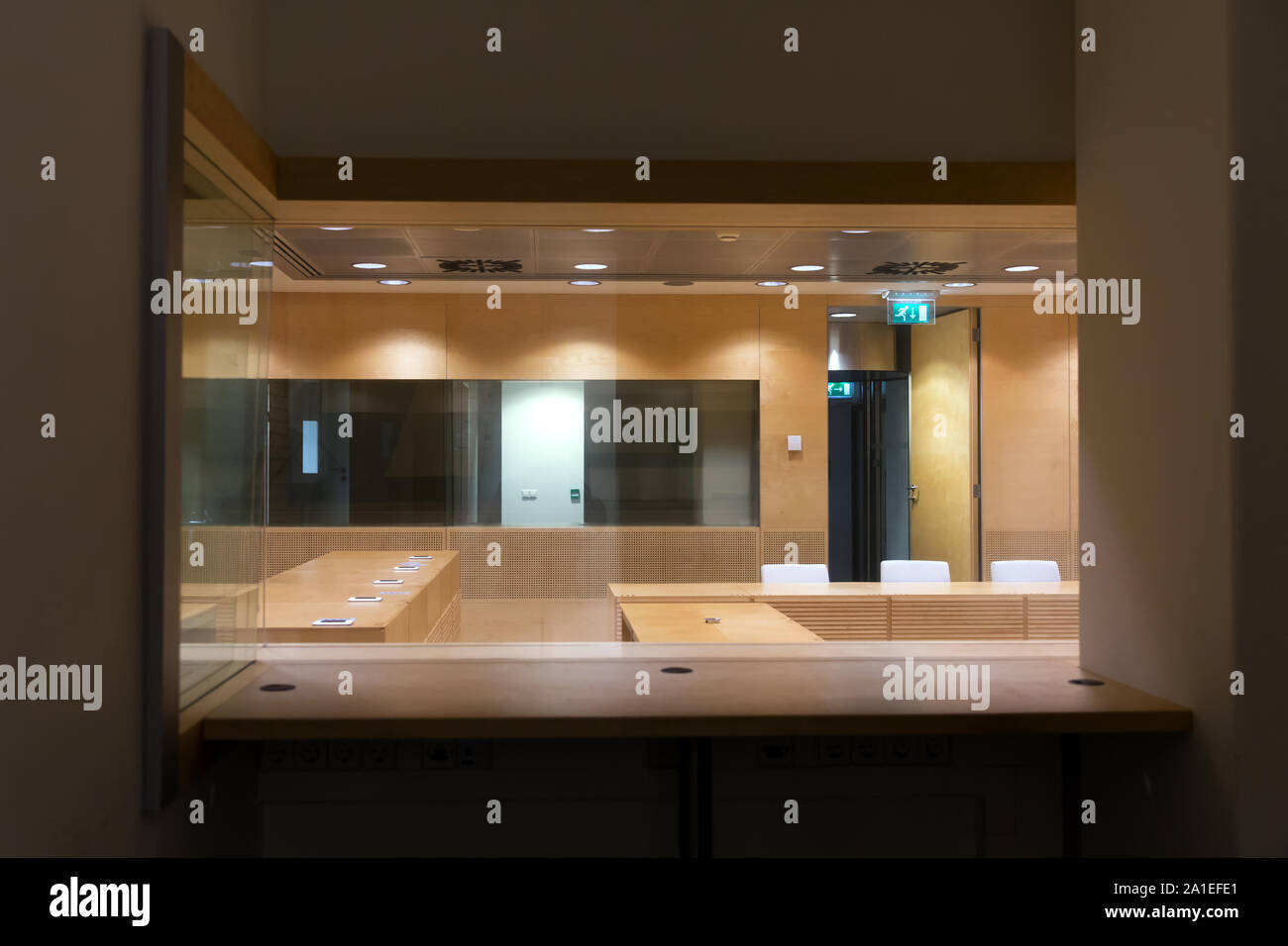 THE HAGUE - View from inside the former ICC (International Criminal ...