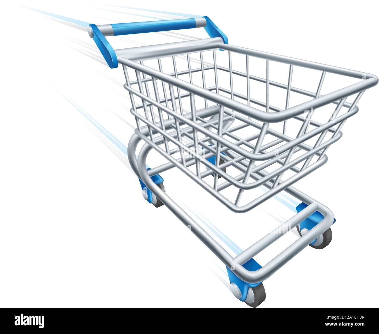 Grocery shopping cart Stock Vector Images - Alamy