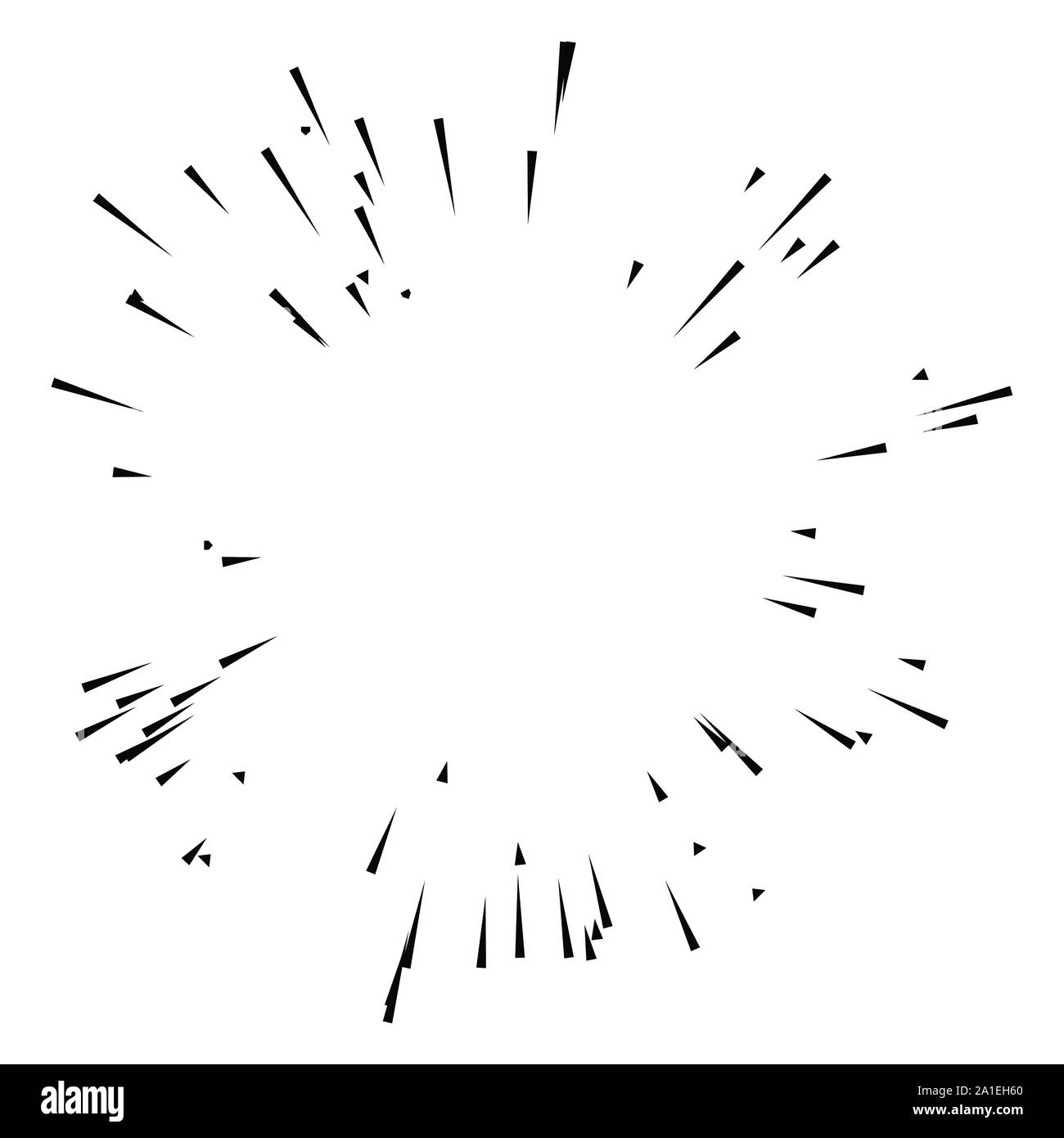 radial / radiating lines burst, explosion, blast effect Stock Vector ...