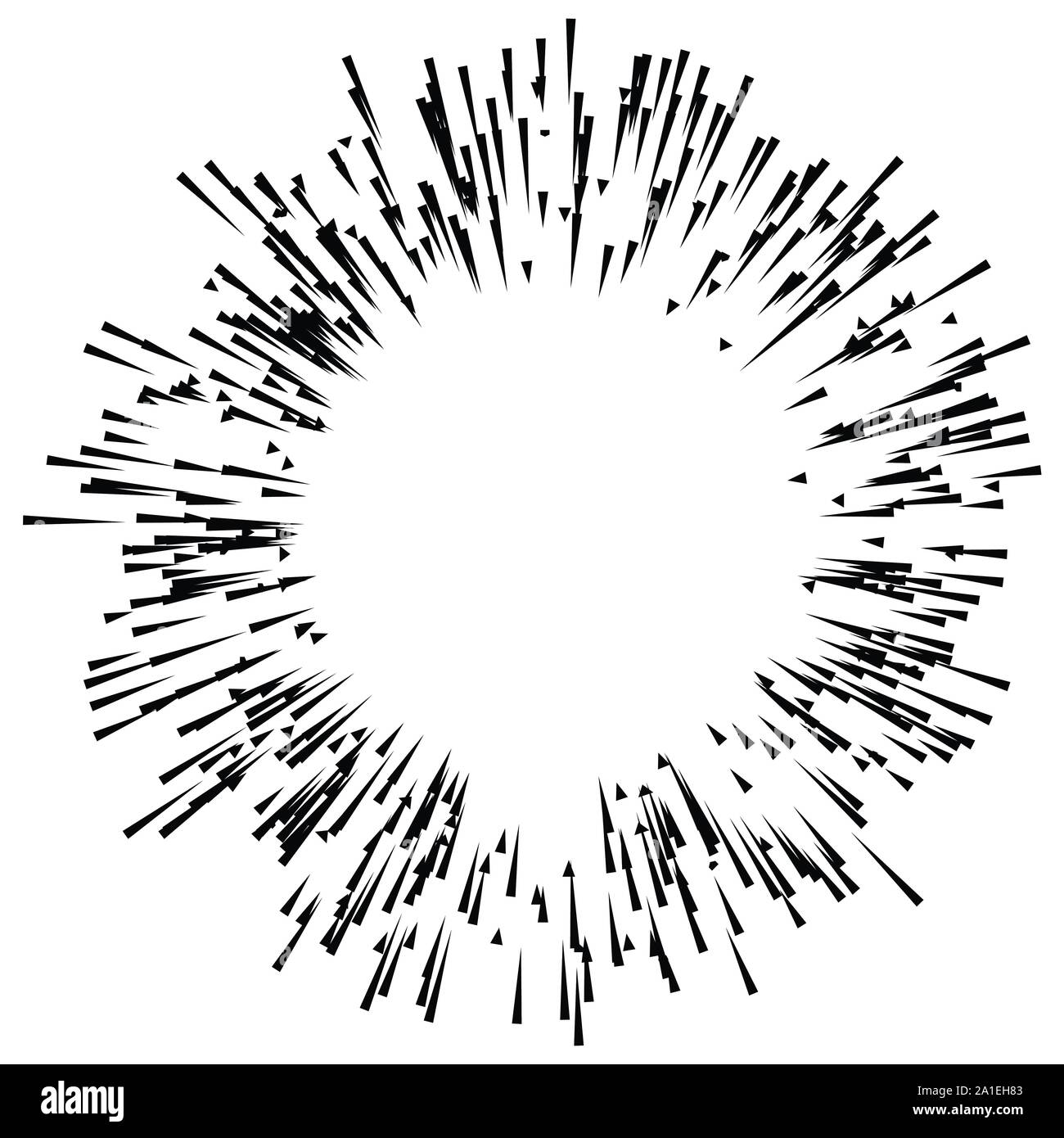 radial / radiating lines burst, explosion, blast effect Stock Vector ...