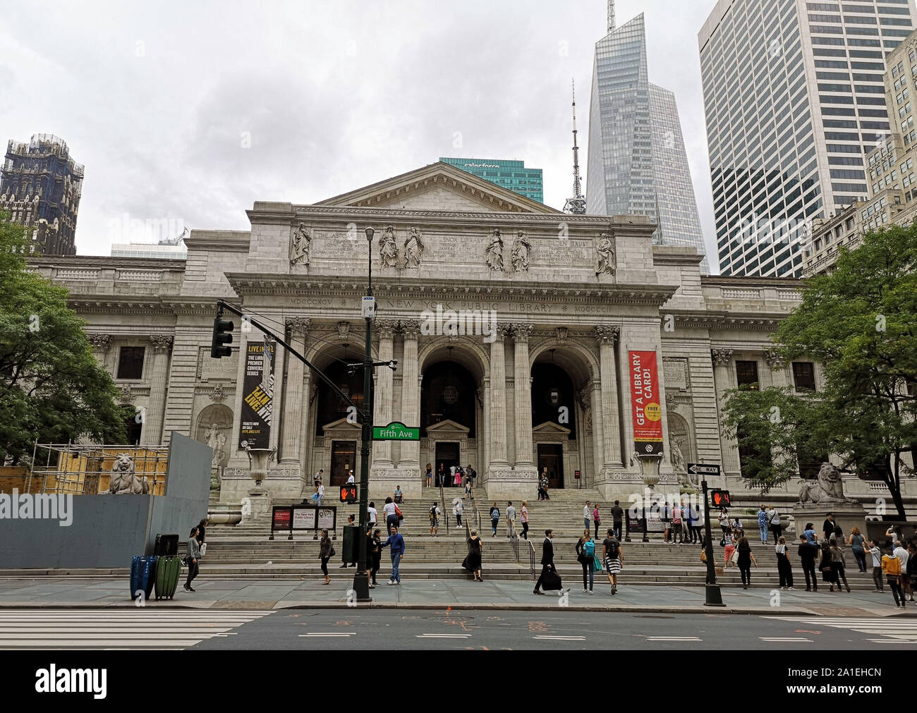 New York, USA. 14th Sep, 2019. The New York Public Library on Fifth ...