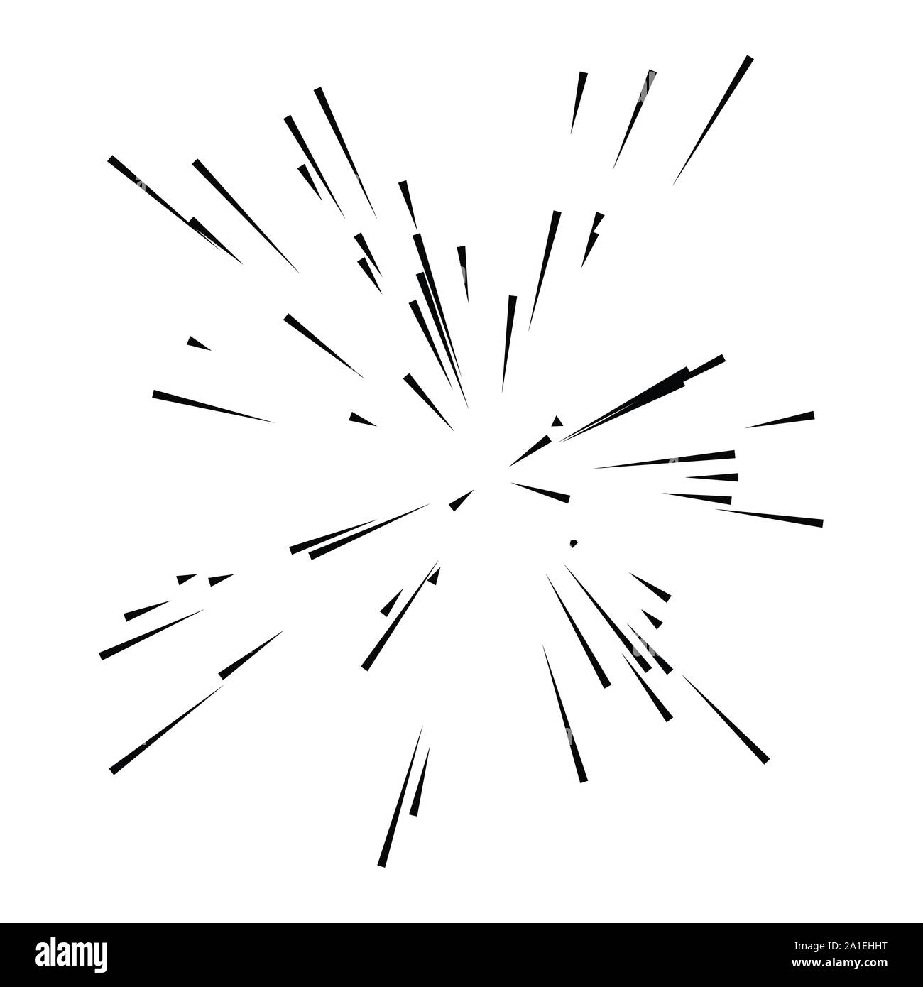 radial / radiating lines burst, explosion, blast effect Stock Vector ...