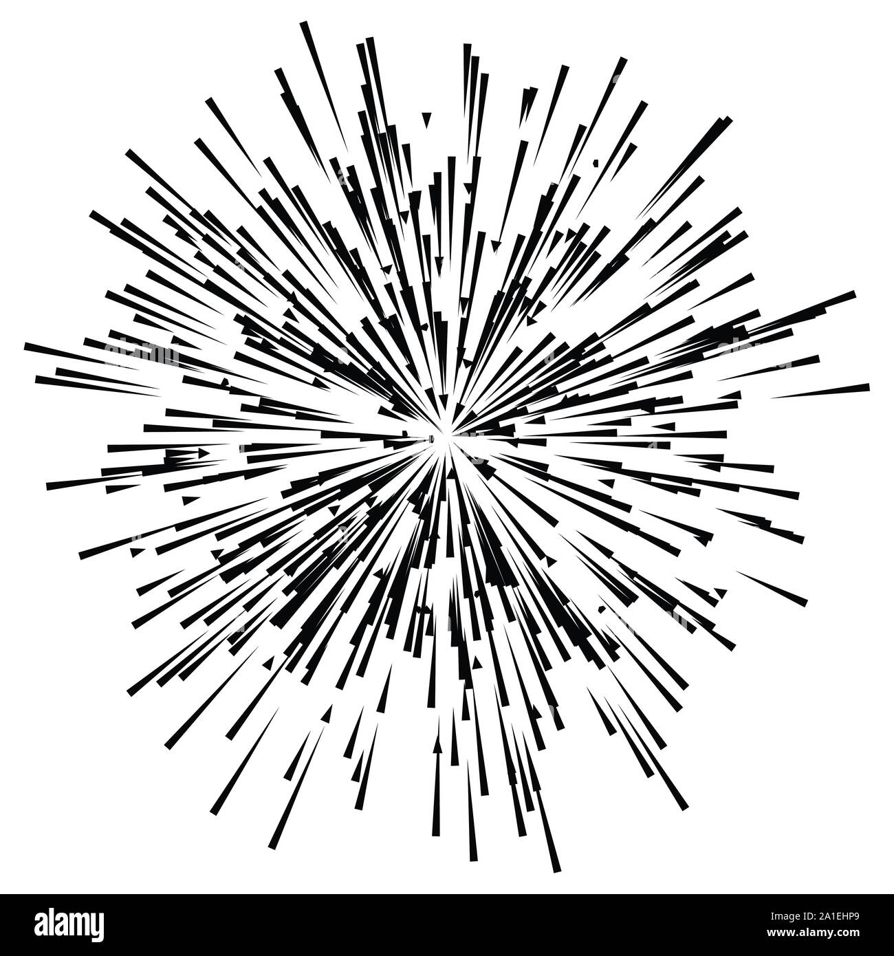 radial / radiating lines burst, explosion, blast effect Stock Vector ...
