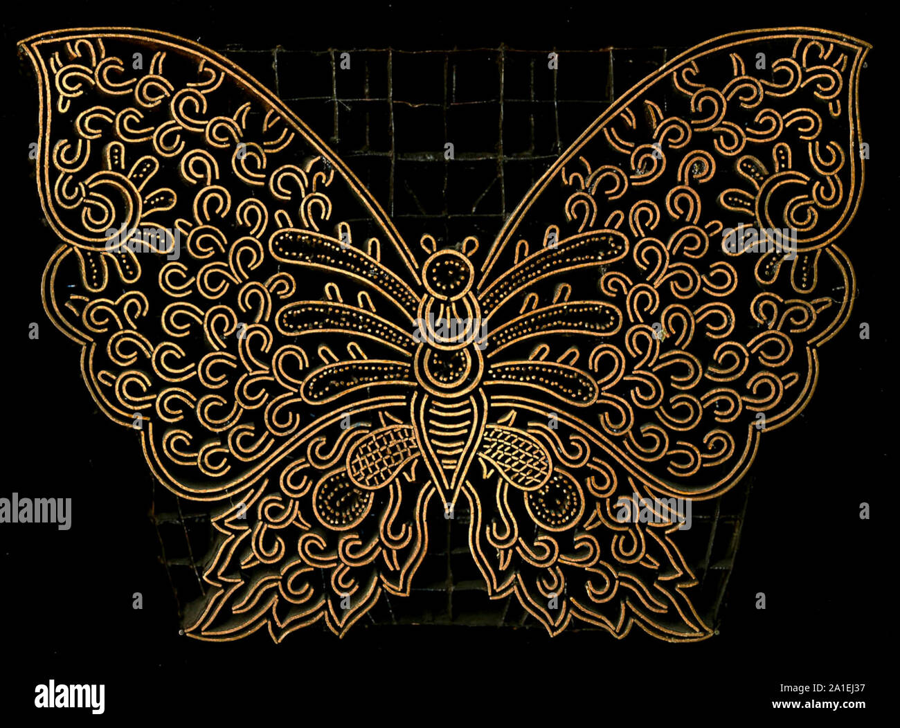 Cap Batik, Copper Batik stamps, Solo, Java, Indonesia 1989 Stock Photo ...