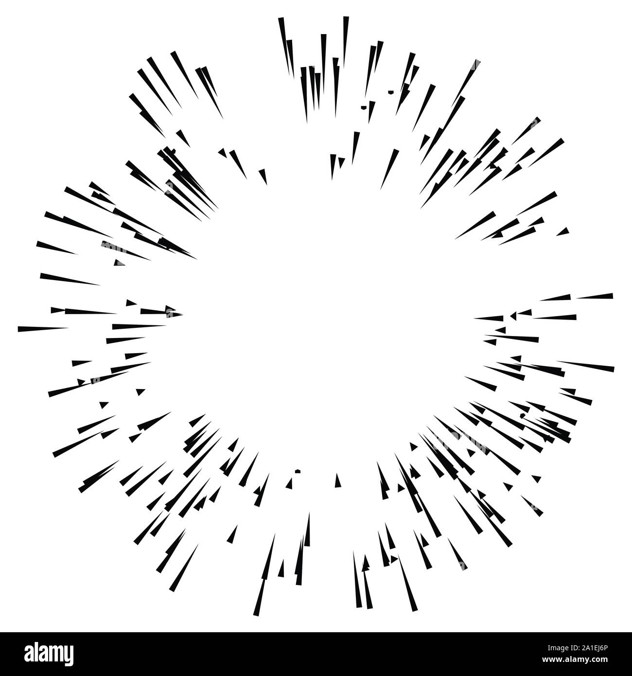 radial / radiating lines burst, explosion, blast effect Stock Vector ...