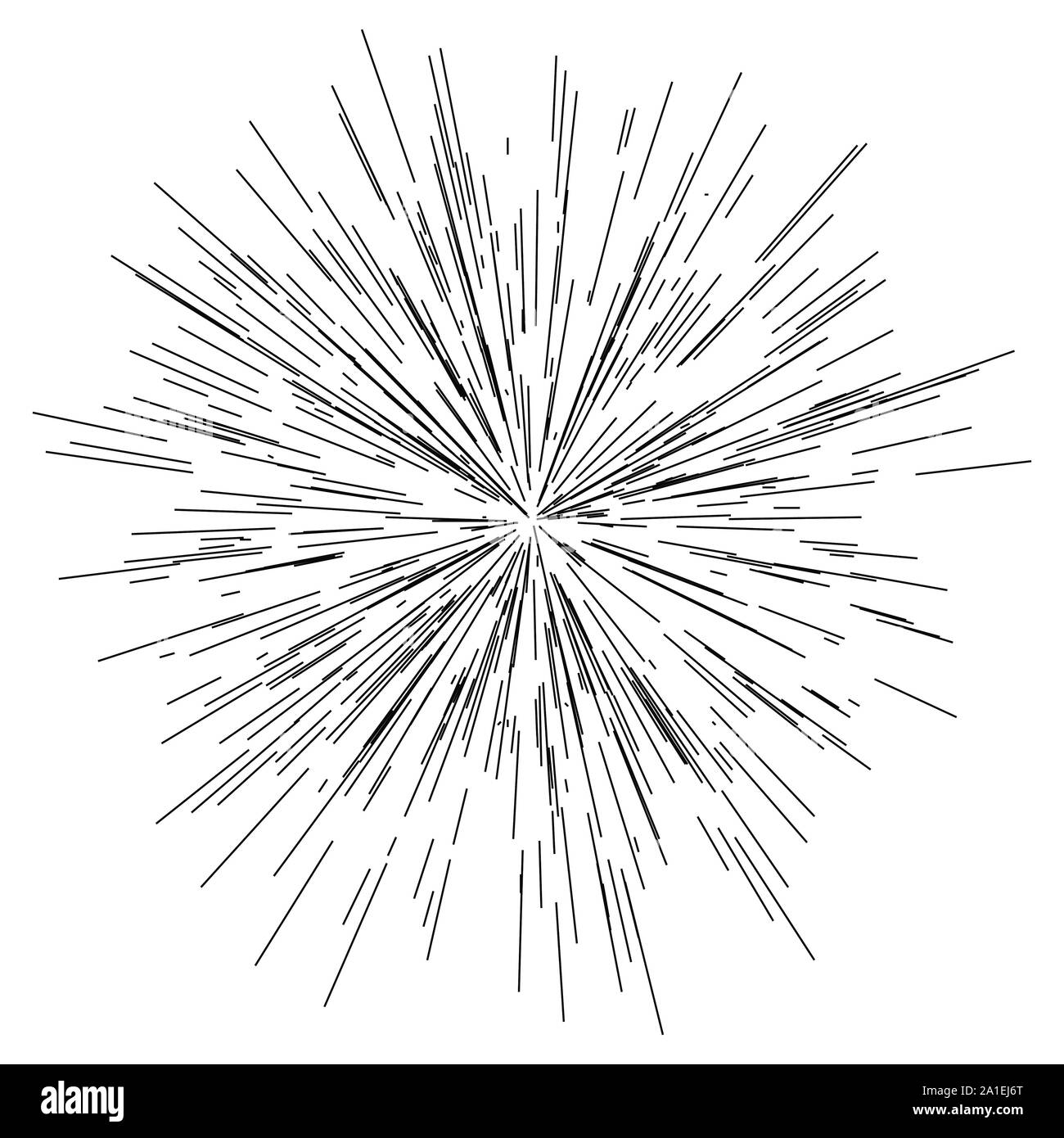 radial / radiating lines burst, explosion, blast effect Stock Vector ...