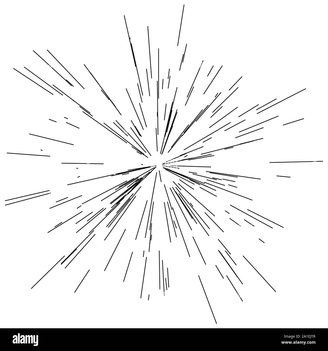 radial / radiating lines burst, explosion, blast effect Stock Vector ...