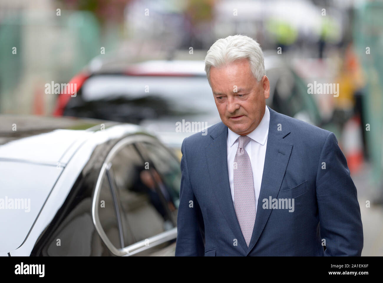 Sir Alan Duncan MP (Con: Rutland and Melton) arrives in Downing Street ...