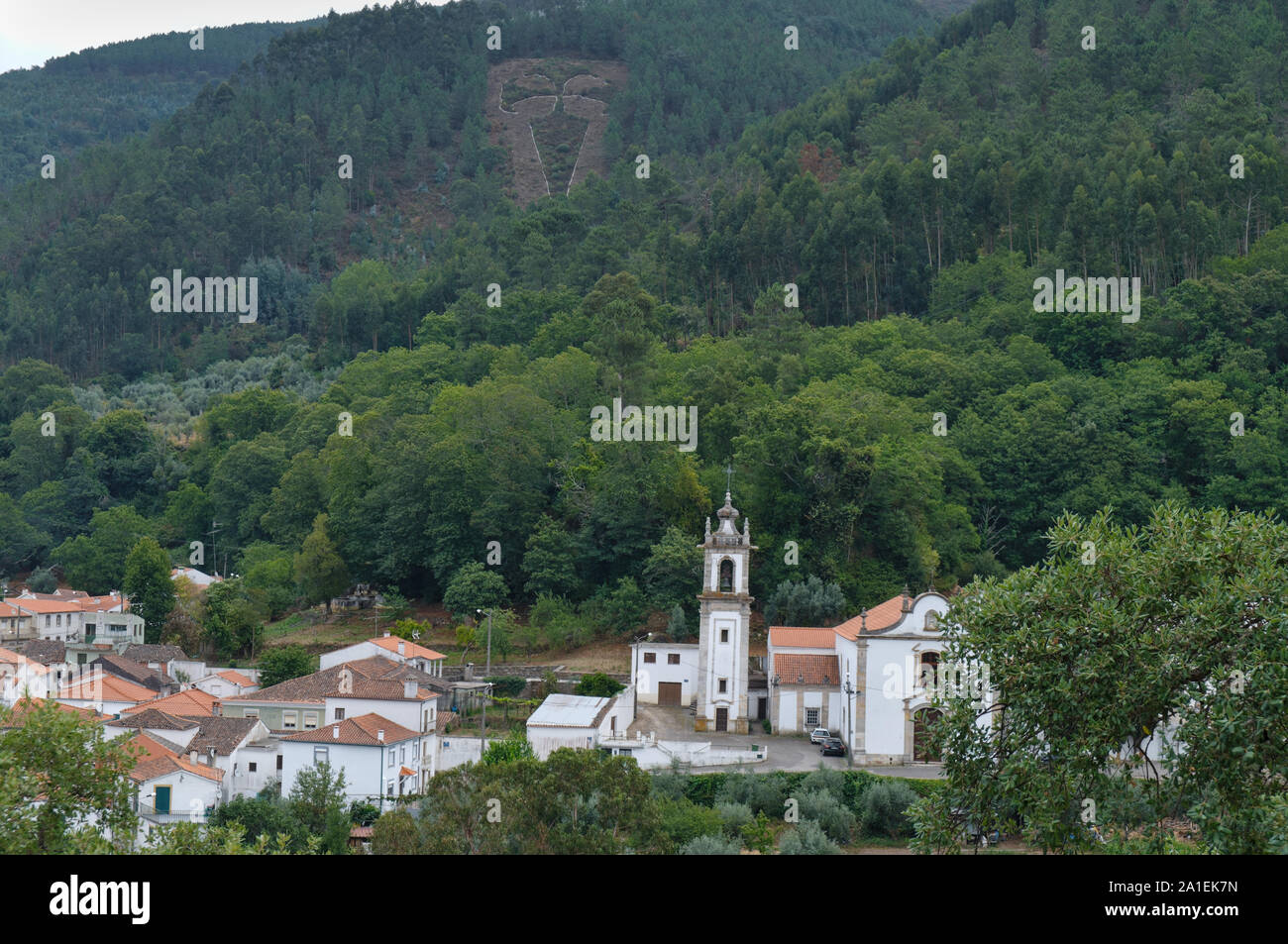 Village of Gois overview. Coimbra, Portugal Stock Photo - Alamy