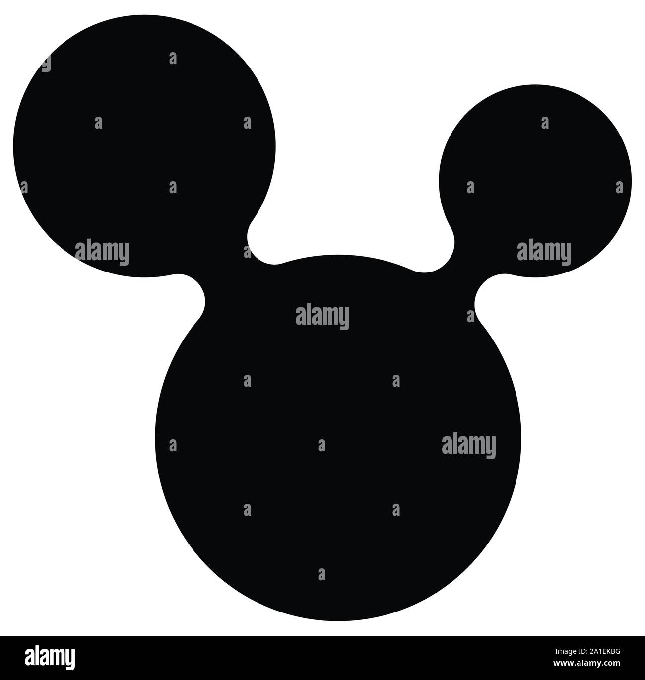 Combined, joint circles design element for charts, graphs and ...