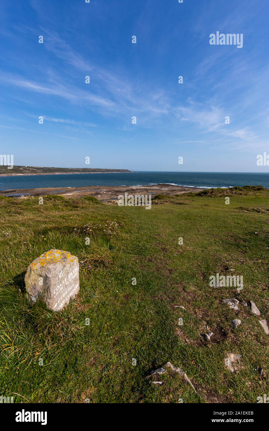 Port Eynon, Gower, AONB, Swansea, Wales, Gower Peninsula Stock Photo ...