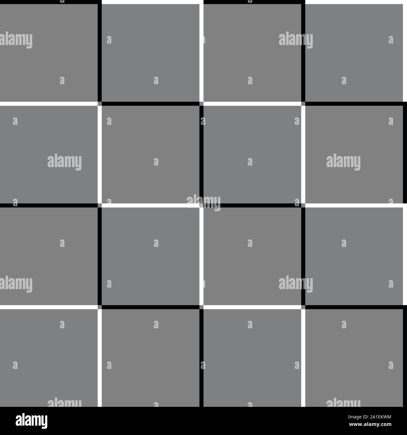 Offset squares seamless geometric pattern. Emboss, indent squares ...