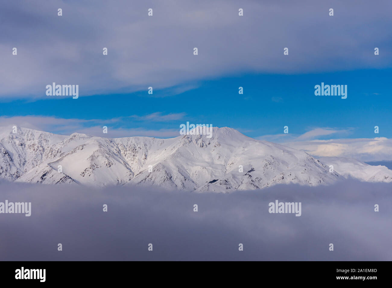 aerial view of mountains of snow-capped andes mountains Stock Photo - Alamy